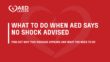What to Do if an AED Says “No Shock Advised” | AED Leader