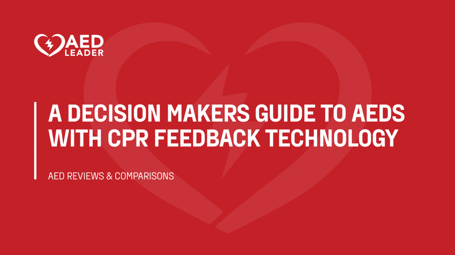 Choosing the right AED a practical comparison for businesses